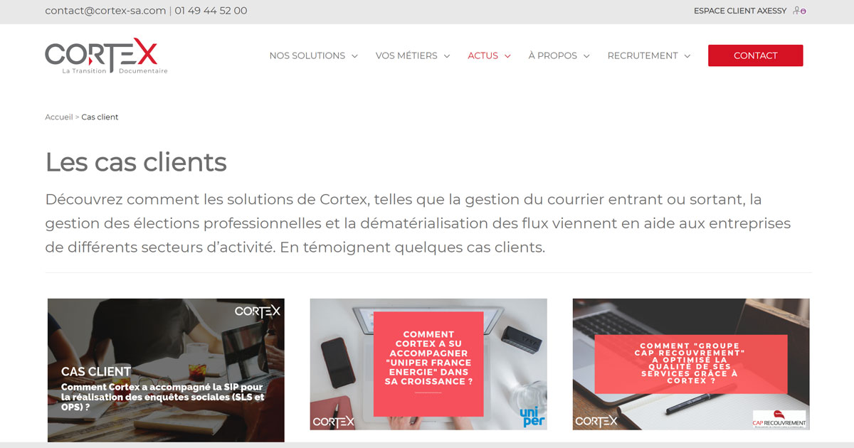 Cas Clients | Cortex